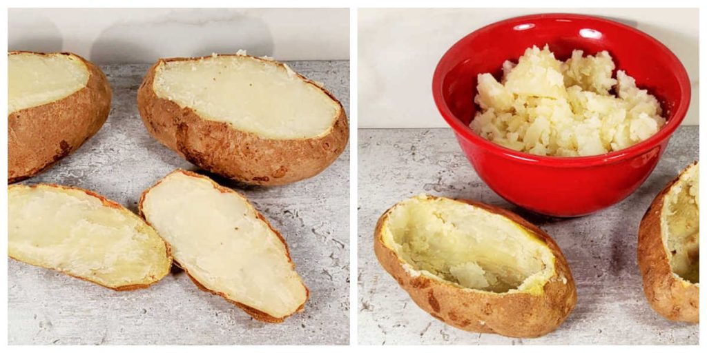 Vegetarian Twice Baked Potatoes - Veggie Loaded Baked Potato