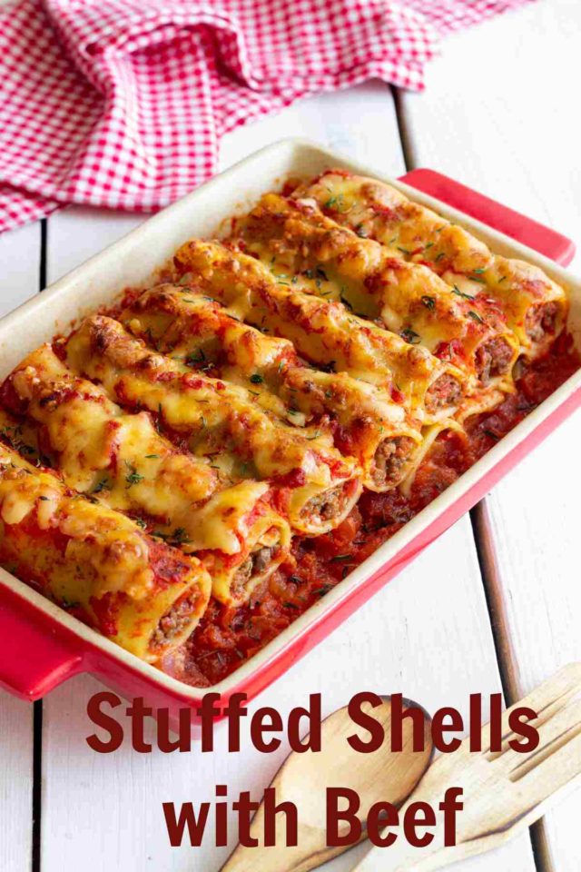 Manicotti With Meat - Hearty Ground Beef Manicotti Recipe