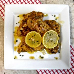 Garlic Lemon Chicken - Mustard Herb Sauce - Easy 30 Minute Recipe