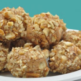 Butterscotch Balls with Rum and Chocolate - The Gardening Cook