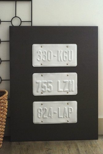 Uses for license plates - Using Number Plates in DIY Projects