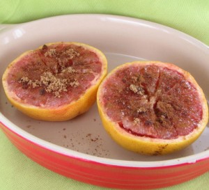 Simple Tasty Delight: Sweet & Tart Baked Grapefruit