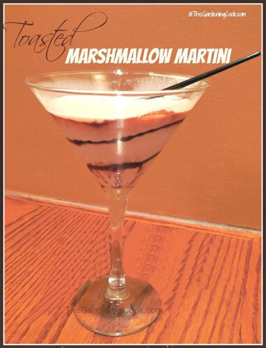 Toasted Marshmallow Martini - Delicious Dessert Cocktail