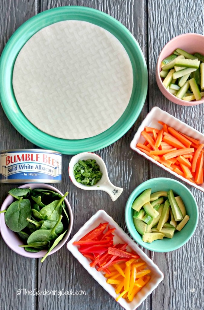 Albacore Tuna Rice Paper Spring Rolls - Asian Delights