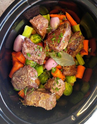 Old Fashioned Slow Cooker Beef Stew - Tasty Crock Pot Recipe