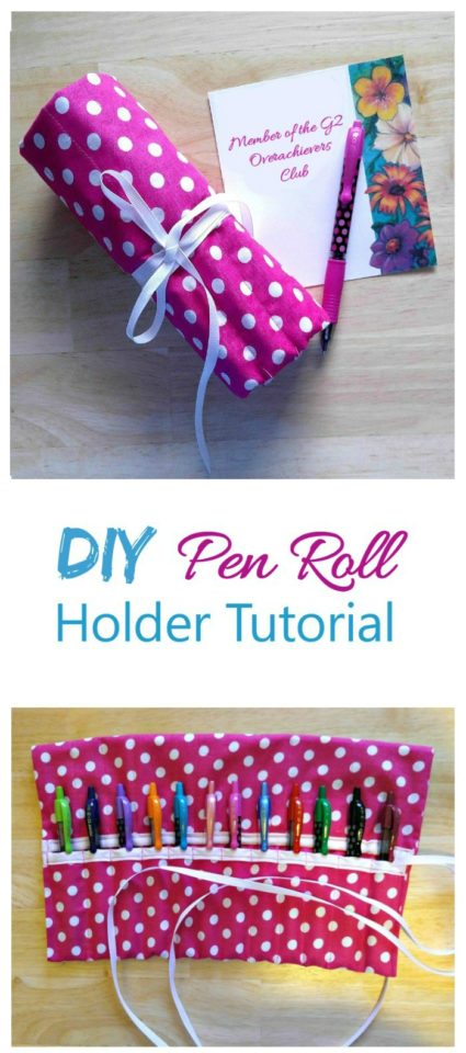 Pen Roll Case - DIY Project to Wrap your Pens in Style