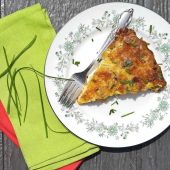 Crustless Chicken Quiche Recipe - Light Breakfast or Brunch Idea