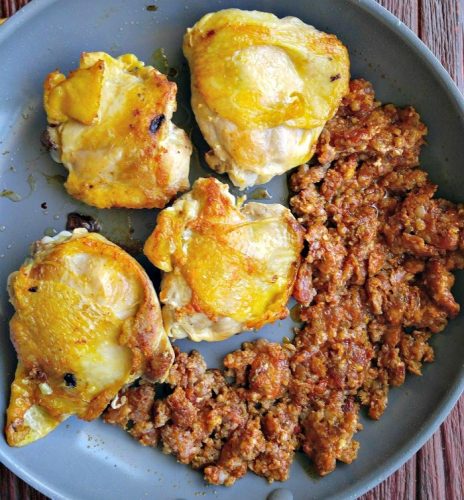 Mexican Chori Pollo - Gluten Free and Low Carb Recipe