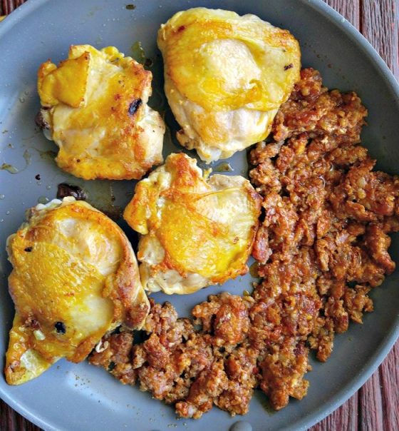 Mexican Chori Pollo - Gluten Free and Low Carb Recipe