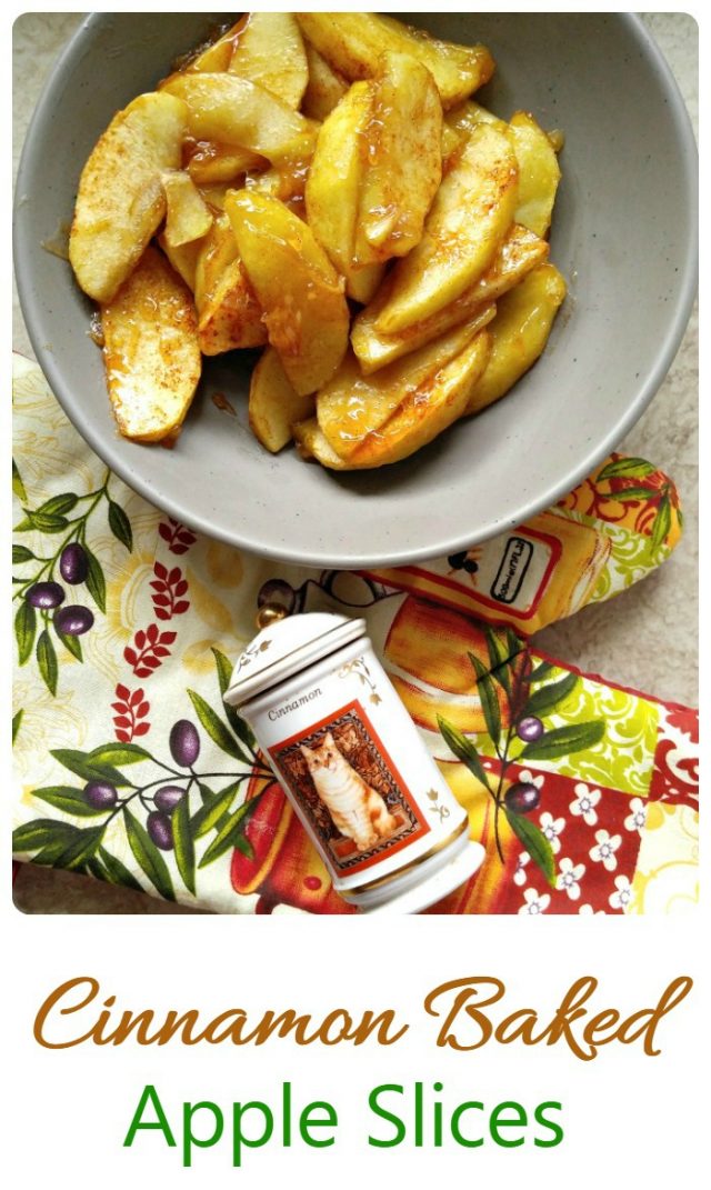 Cinnamon Baked Apple Slices - Warm Cinnamon Apples