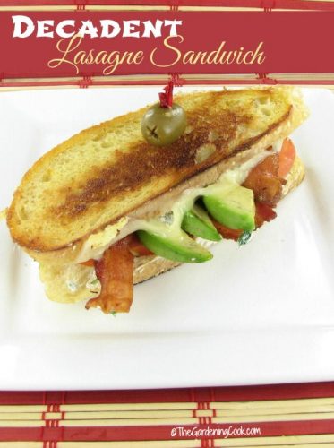 Decadent Lasagne Sandwich Recipe
