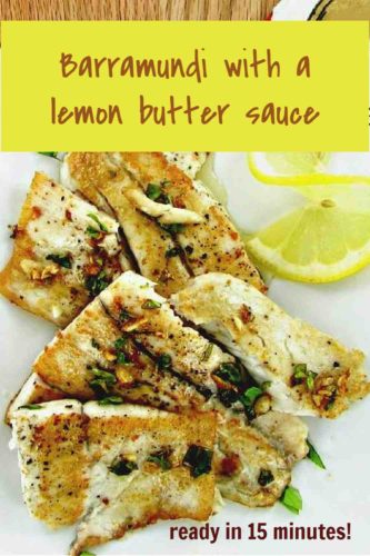 Barramundi Recipe with Lemon Butter Sauce - Ready in 15 Minutes