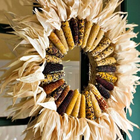 Decorating with Indian Corn for Thanksgiving - Easy Decor Ideas